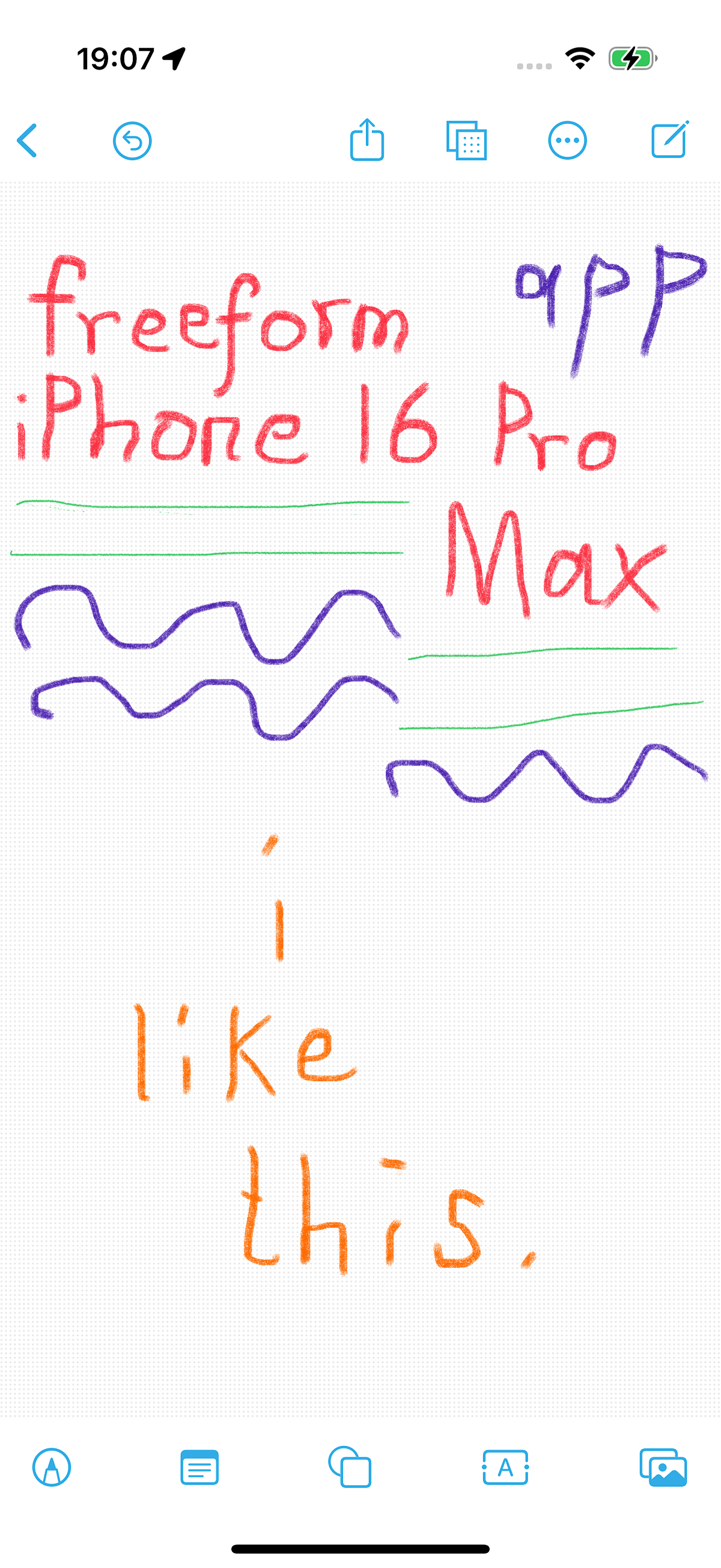 iPhone 16 Pro Max Freeform app - Suke Kahuna IJ - Medium