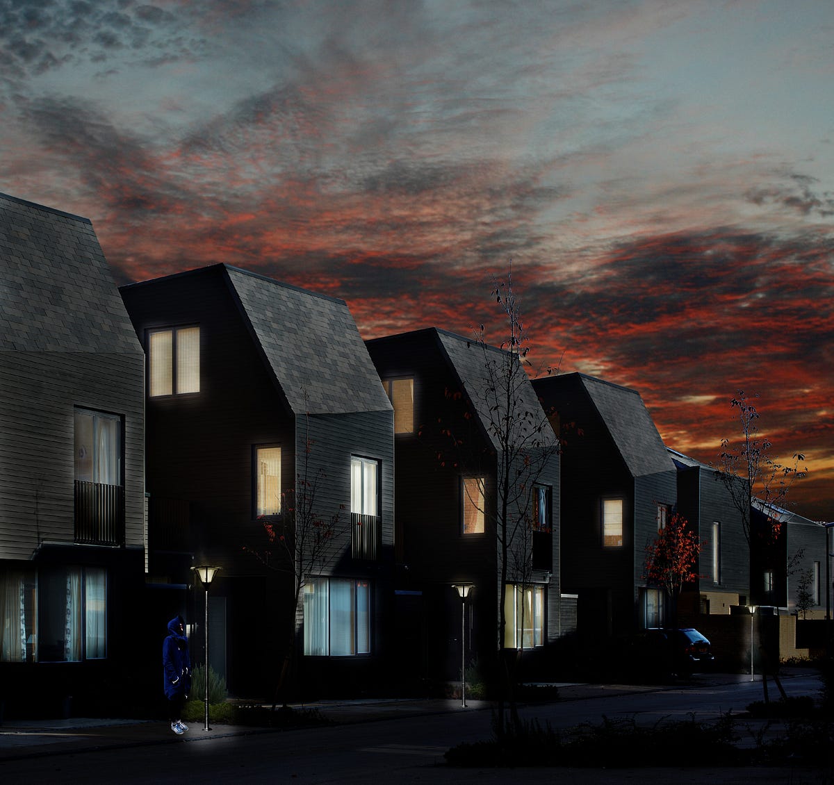 Night Rendering using Photoshop. A night render can be produced either ...