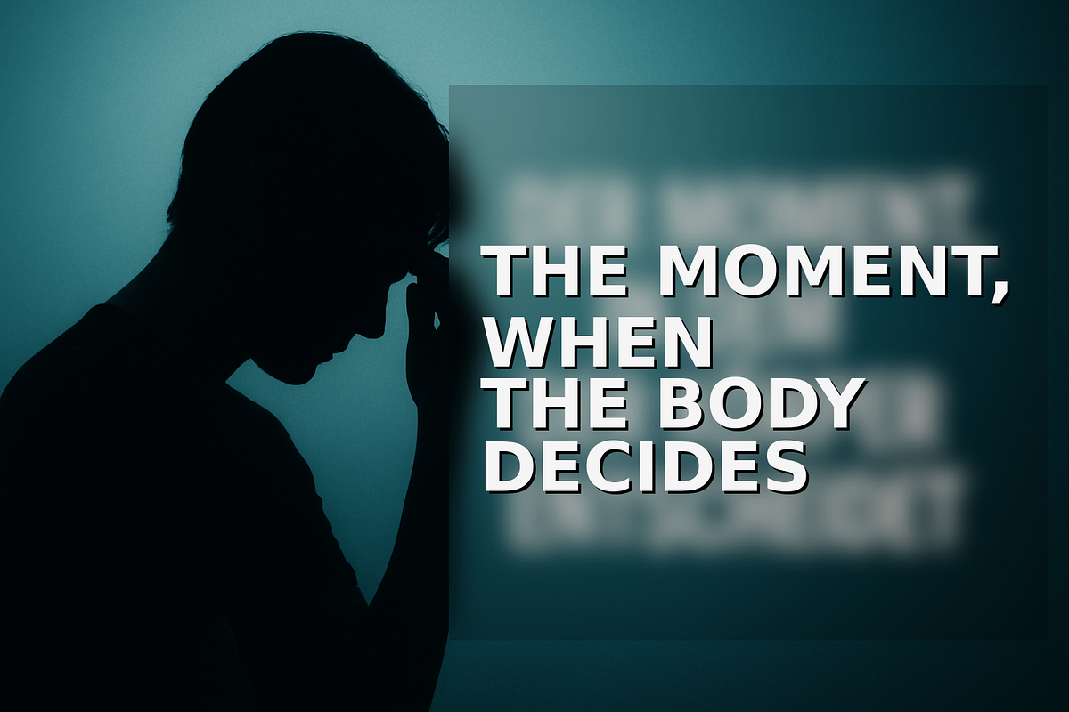 The Moment the Body Decides. Your body decides before your mind can ...