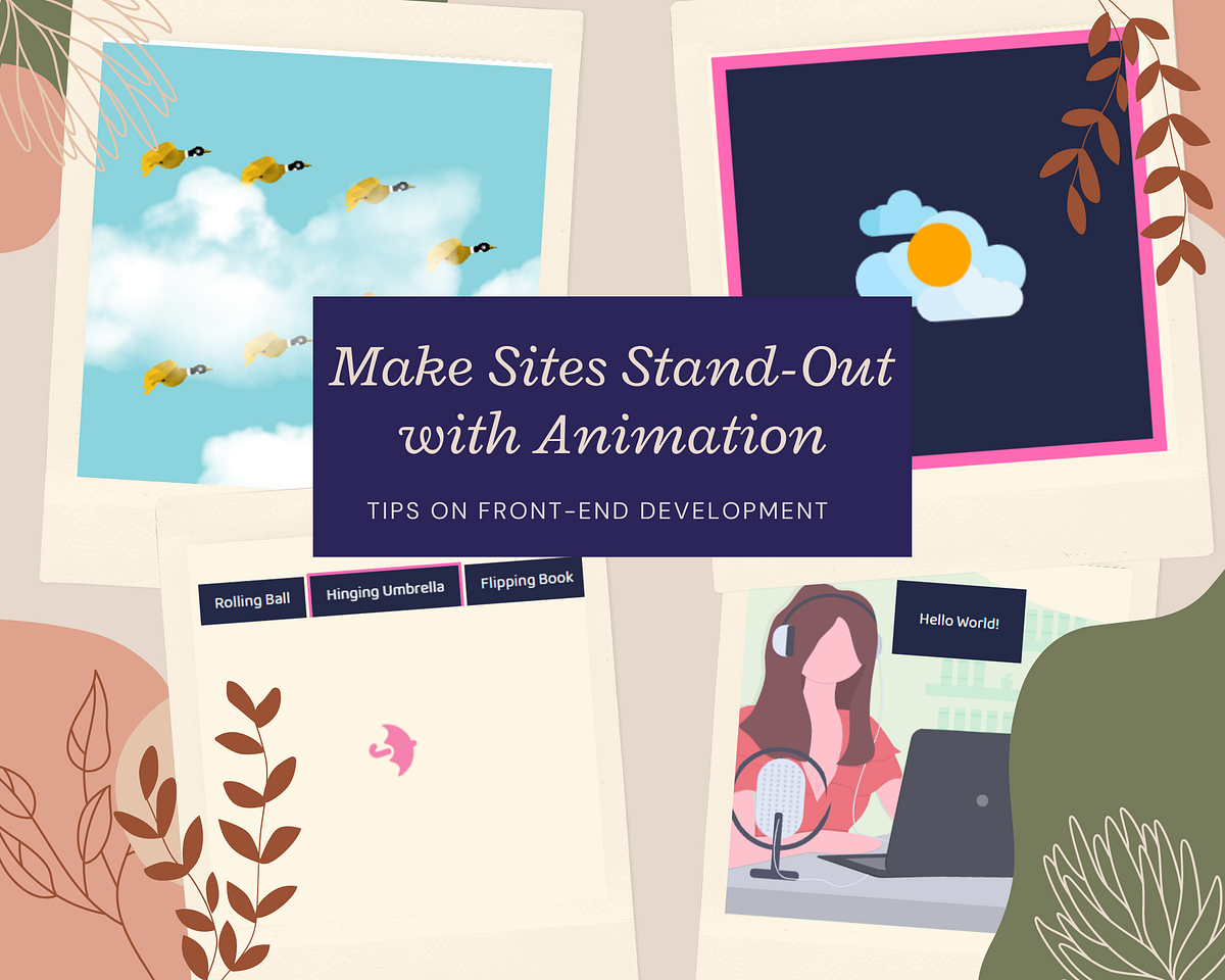 Make Your Site Stand Out with Animation | by juniNguyen. | JavaScript in Plain English