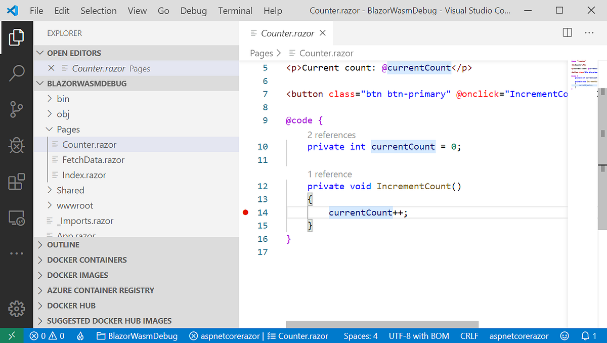 Debugging Blazor Web Assembly Apps | by Ali Bahraminezhad | ITNEXT