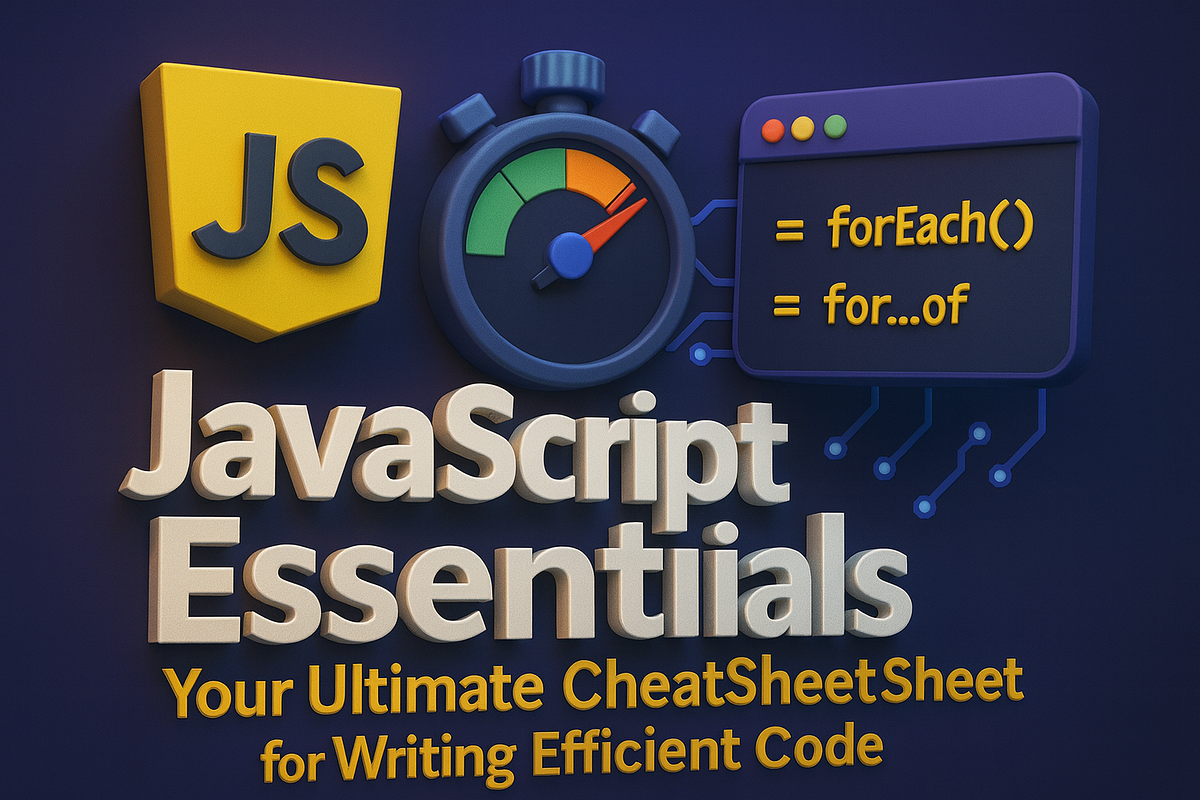 JavaScript Essentials: Your Ultimate CheatSheet for Writing Efficient ...