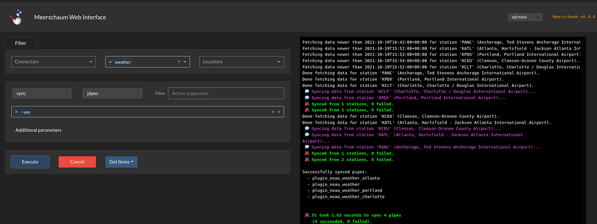 Time-series ETL with Meerschaum | TDS Archive