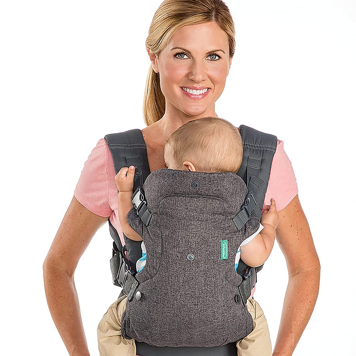convertible, face-in and face-out front and back carry for newborns and ...