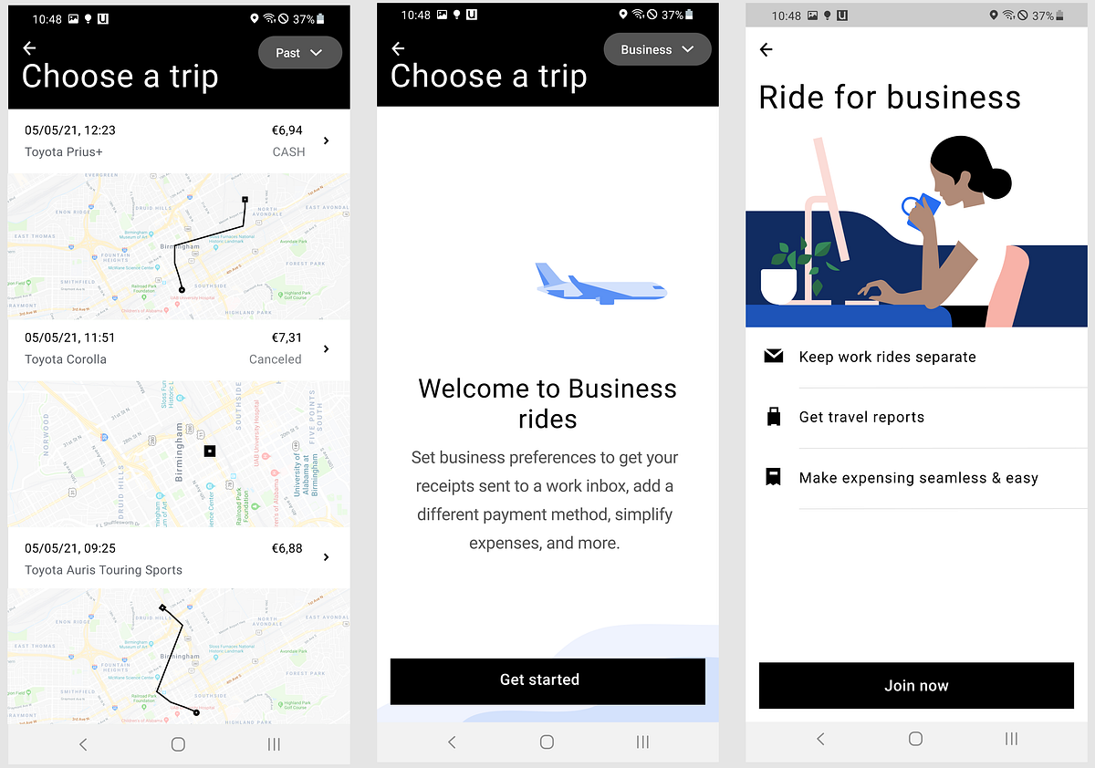 Wireframing Uber. Ironhack UX/UI Bootcamp Prework… | by Eve Vitrugno ...