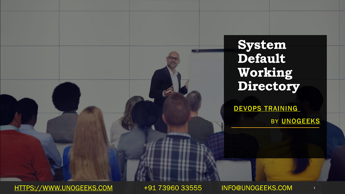 System Default Working Directory. In Azure DevOps pipelines, the system… | by Vijayunogeeks | Medium
