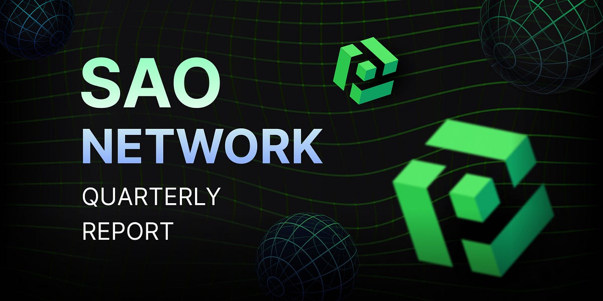 SAO Network Quarterly Report — Q3 2023 | by SAO Network | Medium