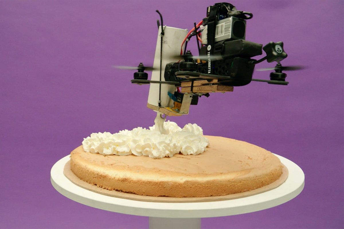 The World’s First Cake Made by Drones | by Hackster Staff | Medium