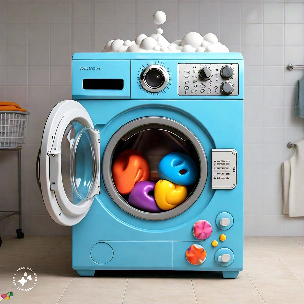 The Hilarious Tug-of-War: Manual Washing vs. Washing Machines | by Yash ...