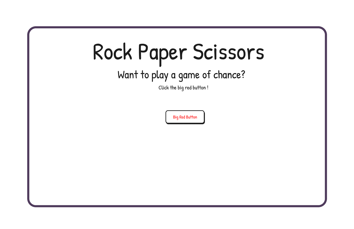 How I made my Rock Paper Scissors Game | by Guruprasath | Medium