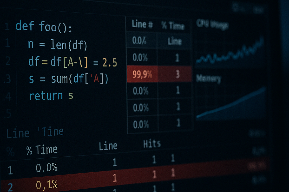 Profiling Pandas Performance with Line-by-Line Memory and Time Stats | by Bhagya Rana | Jul ...