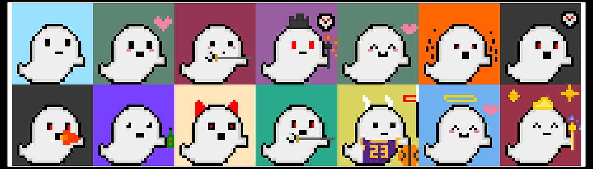 Groovy Ghosts NFT Collection - Groovy Ghosts - Medium