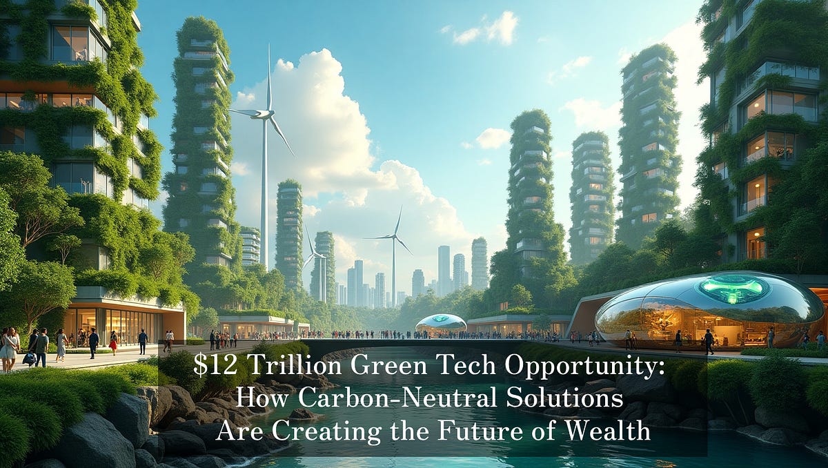 $12 Trillion Green Tech Opportunity: How Carbon-Neutral Solutions Are ...