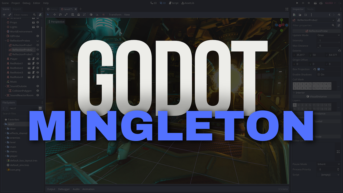 Godot — Free “Mingleton” AddOn For Architecture | by Samuel Asher Rivello | Medium