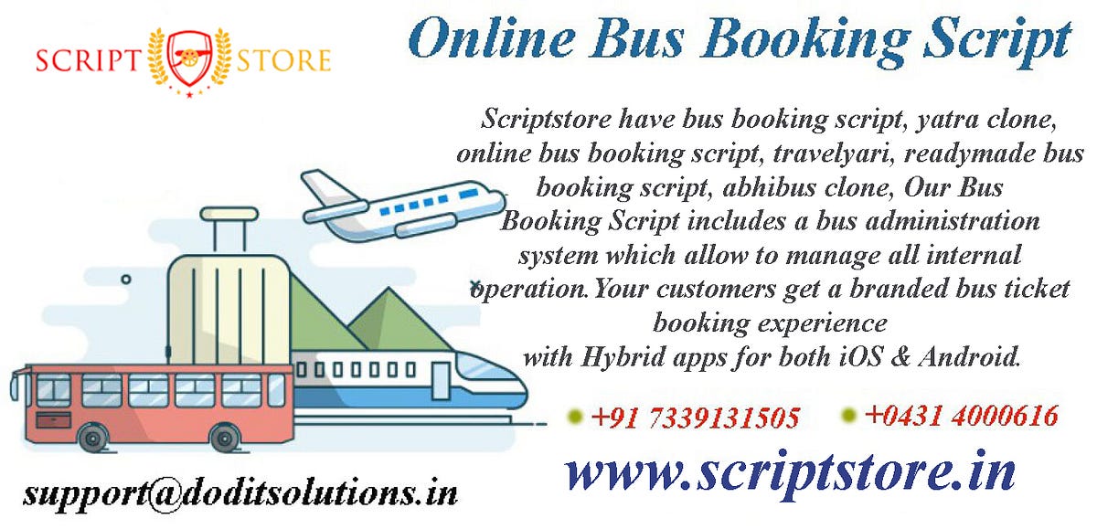 Online Best Bus Booking Clone System — DOD IT SOLUTIONS | by Dodscriptstore | Medium