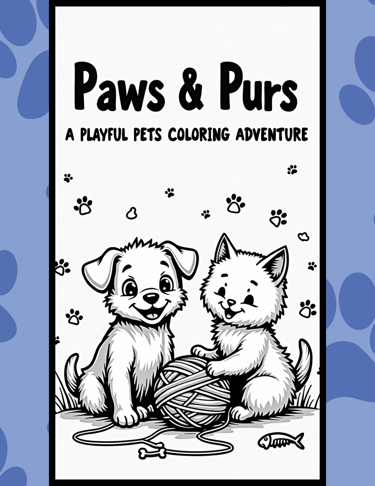 Paws & Purrs Colouring Pages —. Where Whiskers Meet Wagging Tails! | by ...