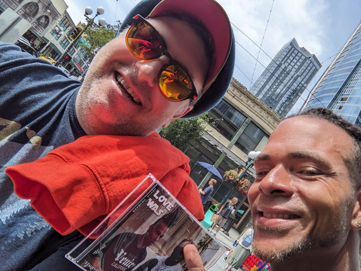 lotis Jackson slinging at market, Seattle - David Lille - Medium