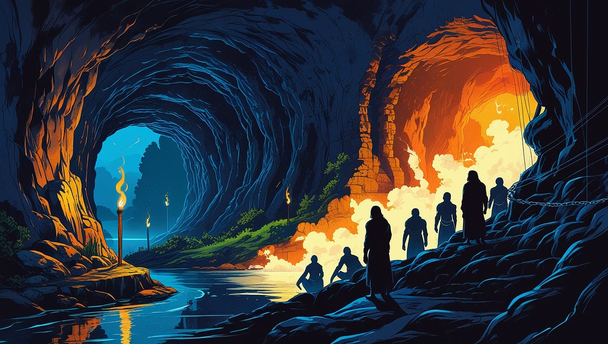 Plato: The Cave Allegory as a Map of Psychological Conditioning | by ...