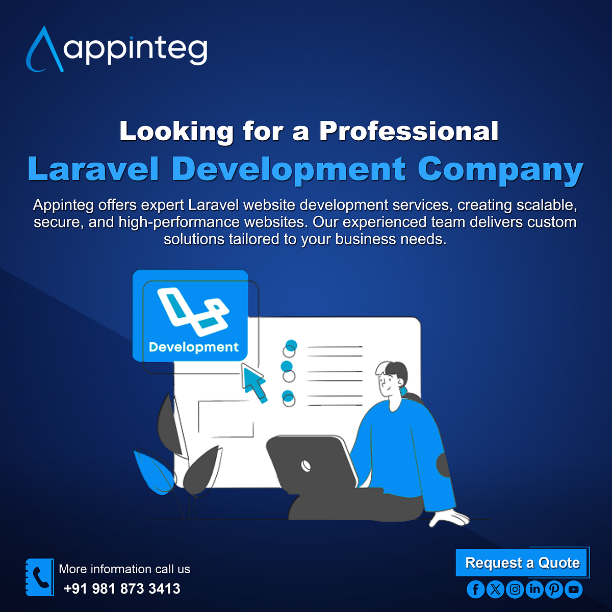 Laravel Website Development Services - Appinteg - Medium