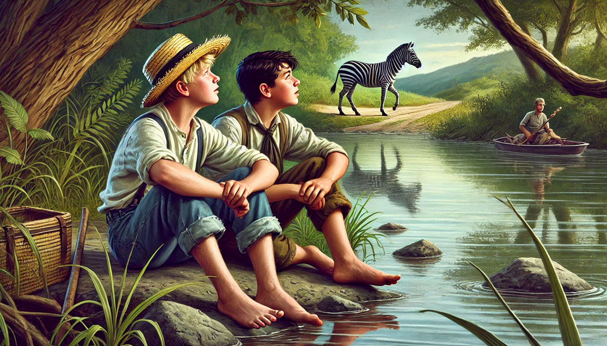 Tom and Huck’s Strange Sighting. Drabble random word challenge — 299 ...