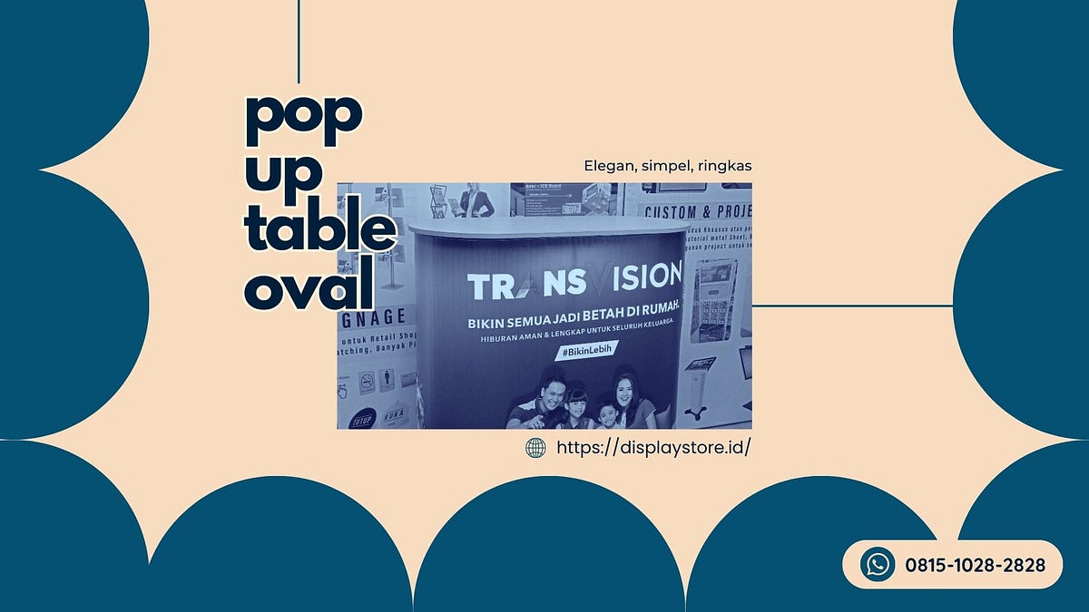 PROMO! Meja Promosi Ruangan Jakarta, WA: 0815–1028–2828, Event Desk, Meja Pameran - Distributor ...