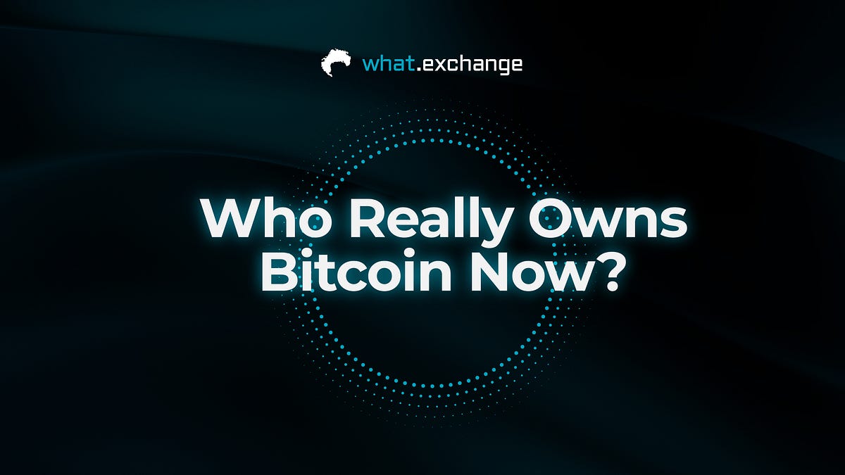 Who Really Owns Bitcoin Now?. Exploring the Rise of Institutional… | by ...