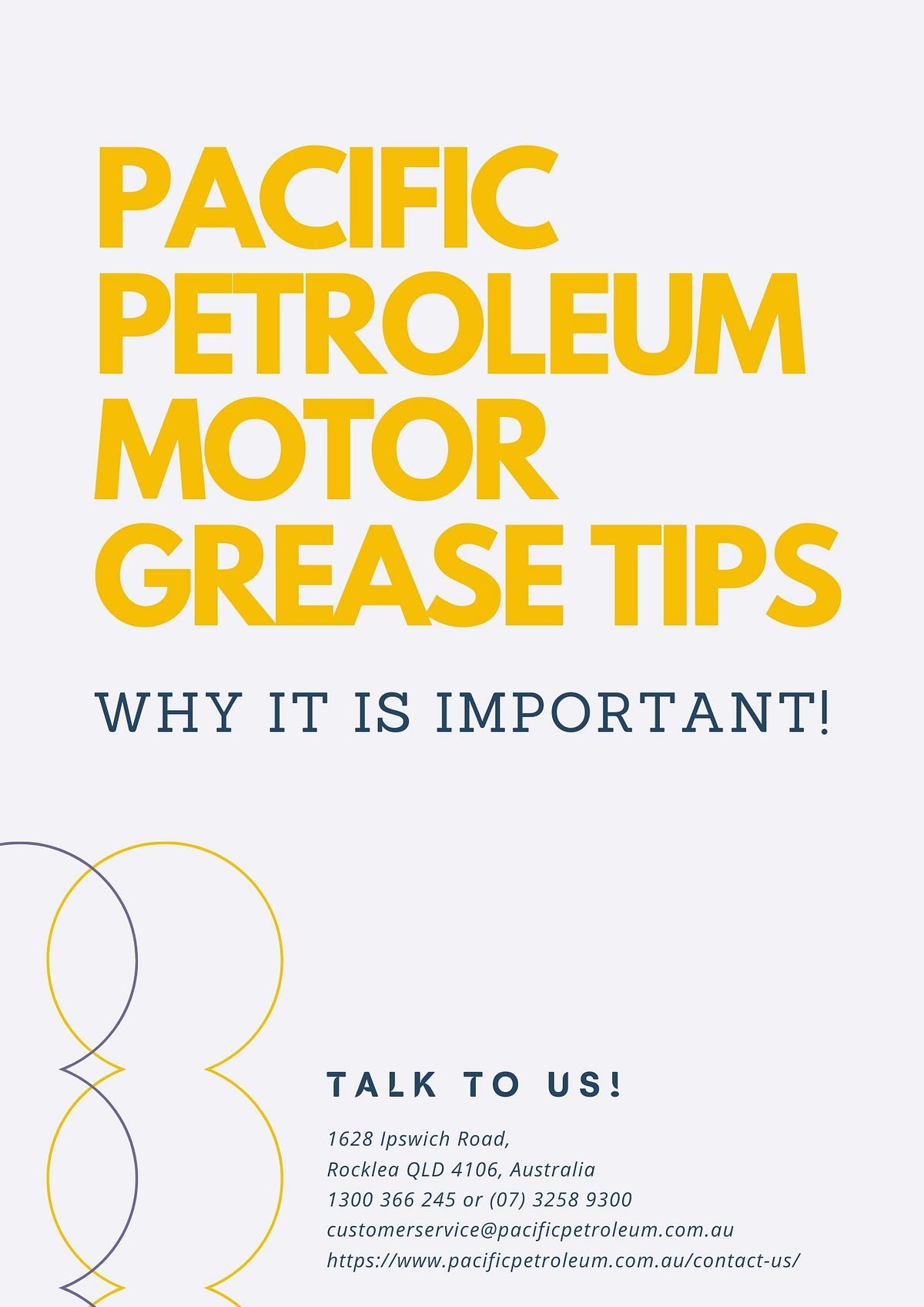 Pacific Petroleum Motor Grease Tips — Why It is important! | by David ...