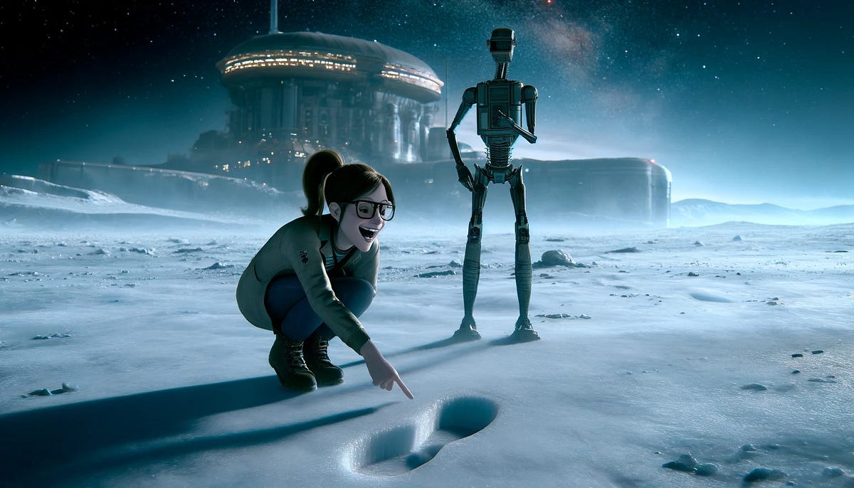 Fishstick Around and Find Out. A quirky scientist and her robot find a ...