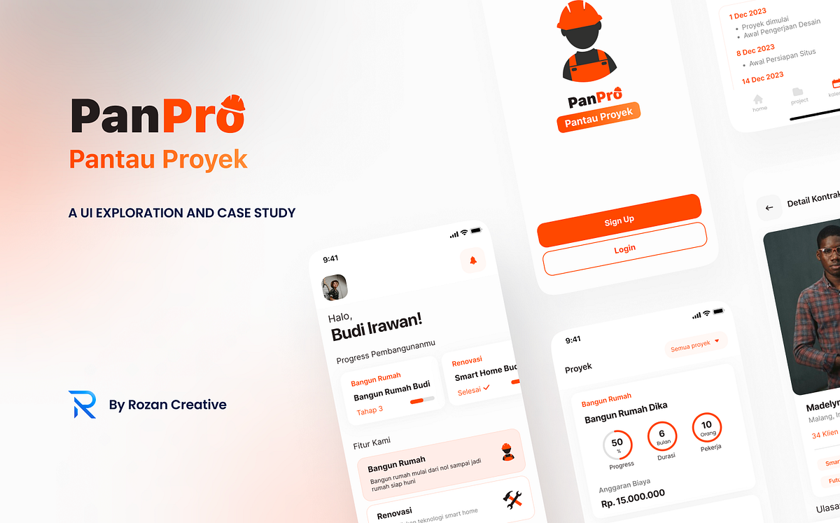 Constructing App — UX Case Study: PanPro-Pantau Proyek | by Nabila ...