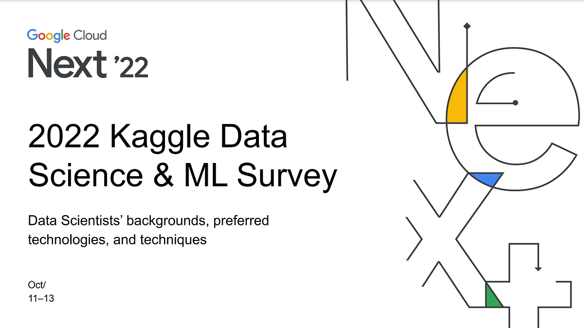 Kaggle State of Machine Learning and Data Science Report 2022: Insights ...