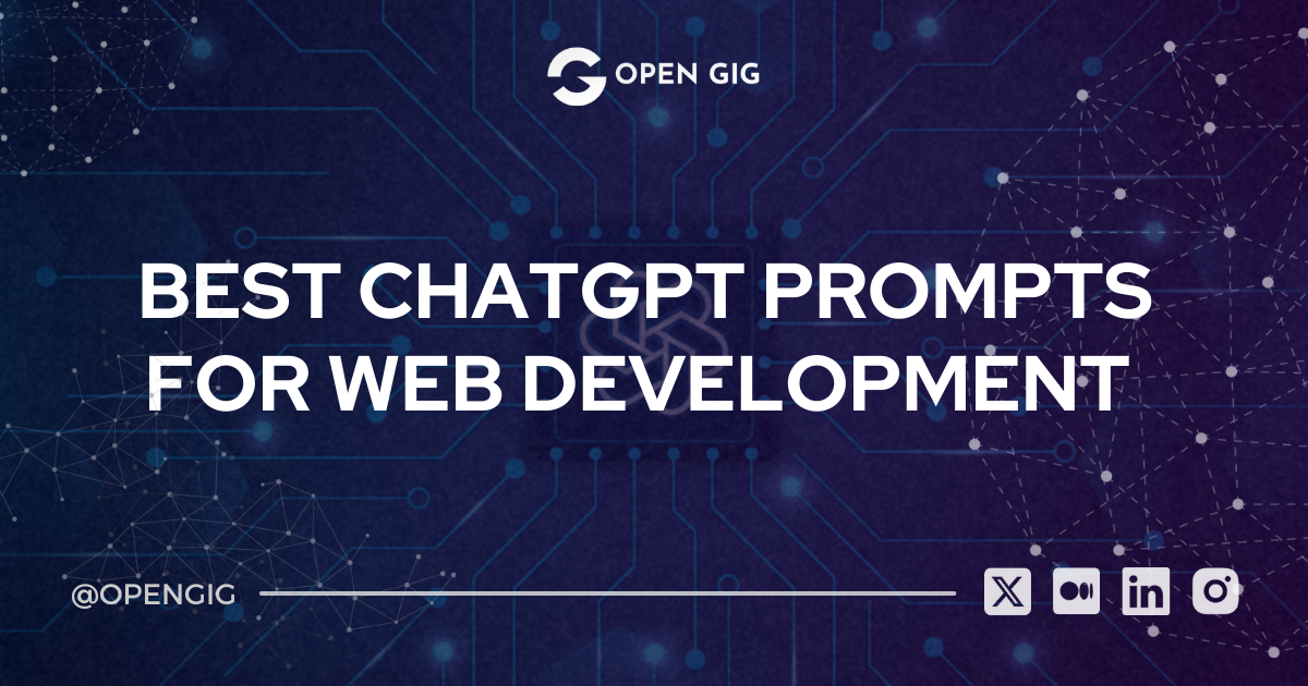 Best ChatGPT prompts for Web Development | by Heizen (formerly OpenGig ...