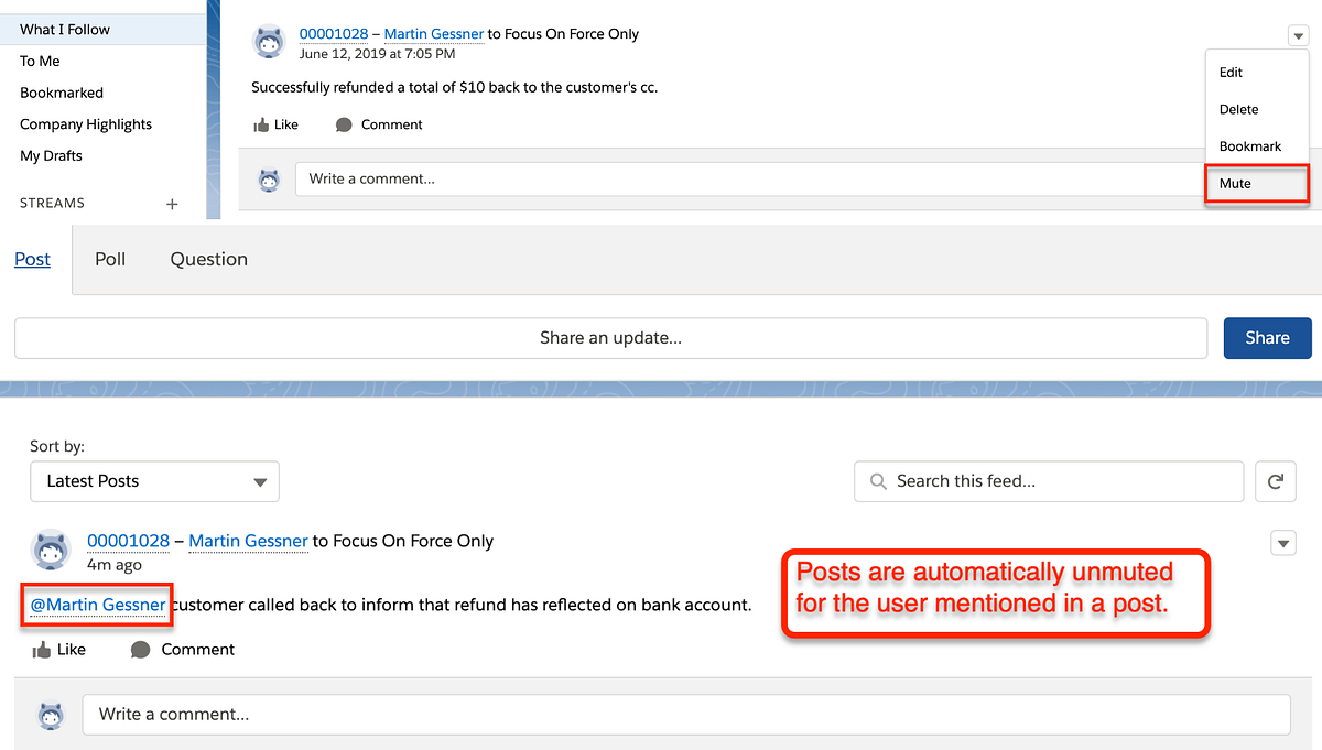 🔕 Salesforce Chatter Tip: What Happens When You Mute a Post? | by ...