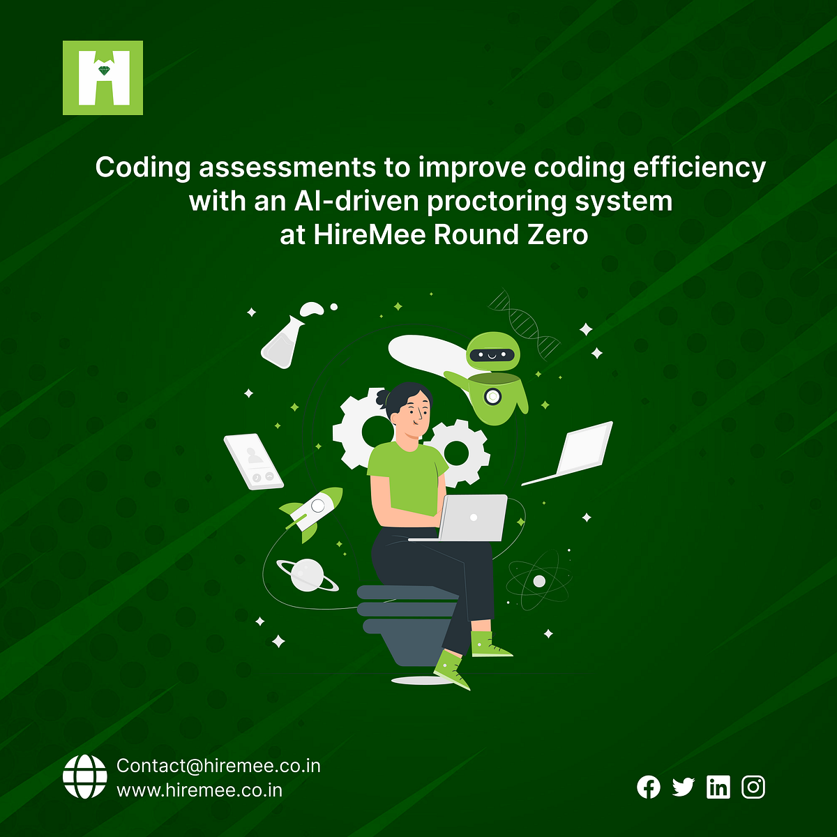 Conduct online test for students - Hiremee - Medium