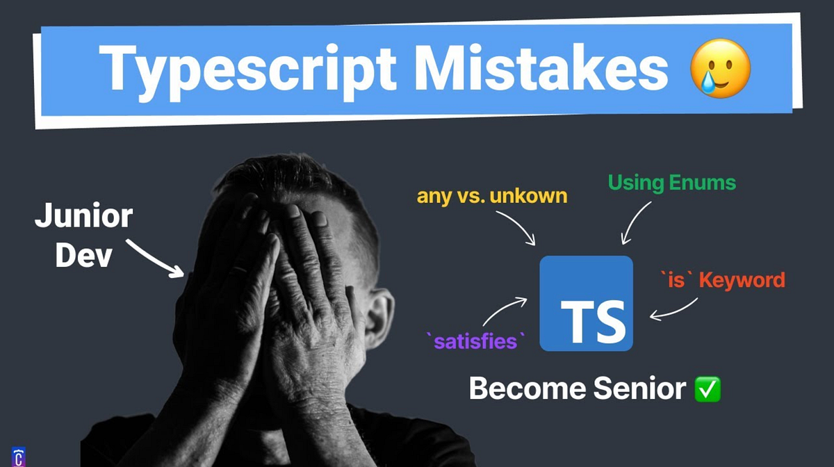 🌋 10 Common TypeScript 📹 Mistakes and How to Avoid Them 🎃 | by The NewGenCoder | Jun, 2025 | Medium