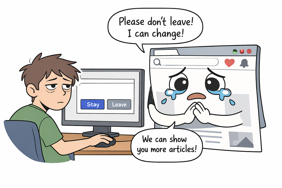 This Was a Choice (Why the Internet Never Lets You Leave) | by ...