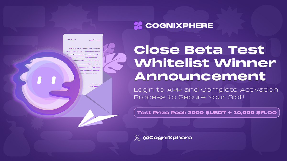 CogniXphere Closed Beta Whitelist Activation | by CogniXphere | Medium