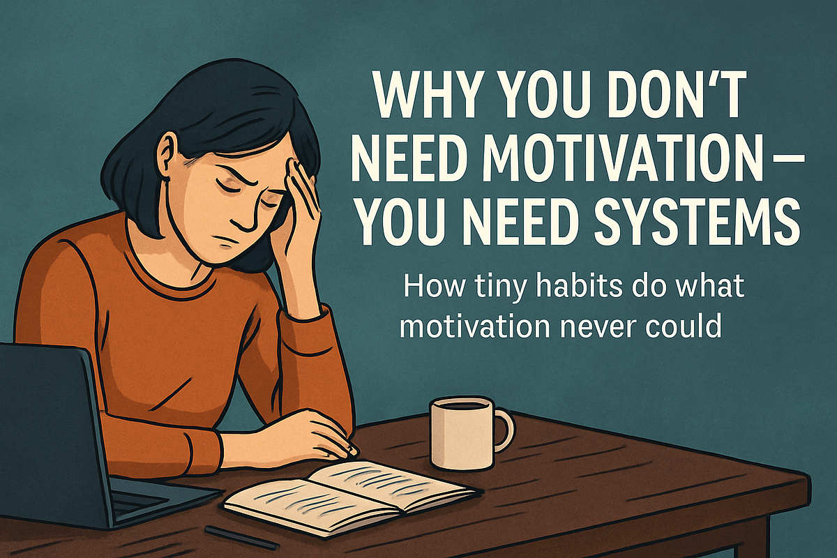 “Why You Don’t Need Motivation You Need Systems” | by Arjunan | Medium