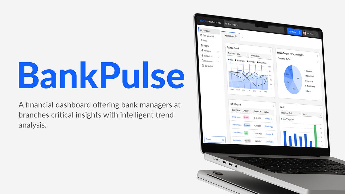 Financial Dashboard for Branch Managers | by Shruti Khopkar | Medium