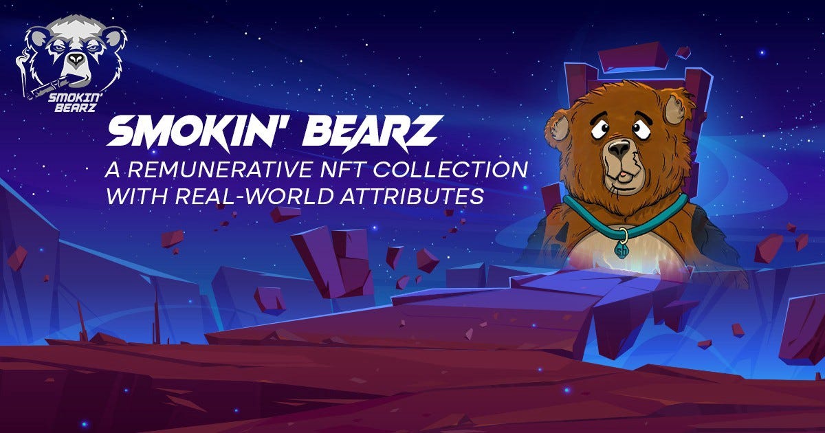 Smokin’ Bearz — A Remunerative NFT Collection with Real-World ...