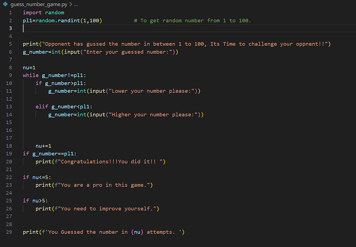 Small and Beginner-Friendly Python Project | by Het Patel | Medium Small and Beginner-Friendly Python Project | by Het Patel | Medium