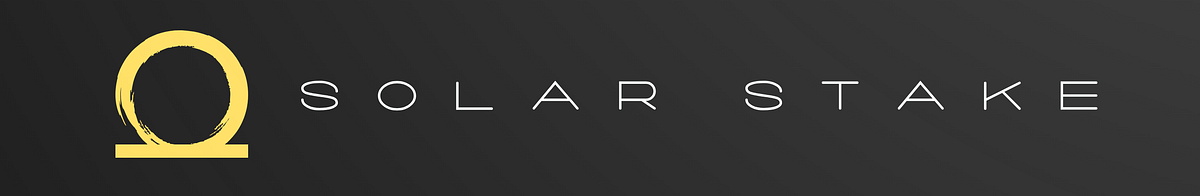 SOLAR STAKE| Solana validator. - solar-stake - Medium