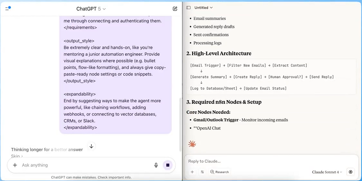How I Build AI Agents in n8n With Just One Prompt | by CodeBun | Coding Nexus | Sep, 2025 | Medium