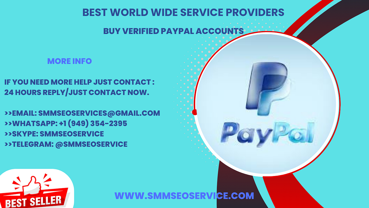 BUY VERIFIED PAYPAI ACCOUNTS — 100% TOP BEST 3 SITE IN THE WORLD | by ...