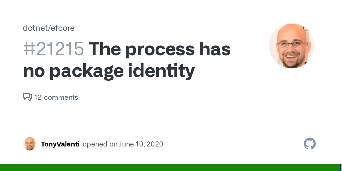 Methods to fix The Process Has No Package Identity Error Problem Issue ...