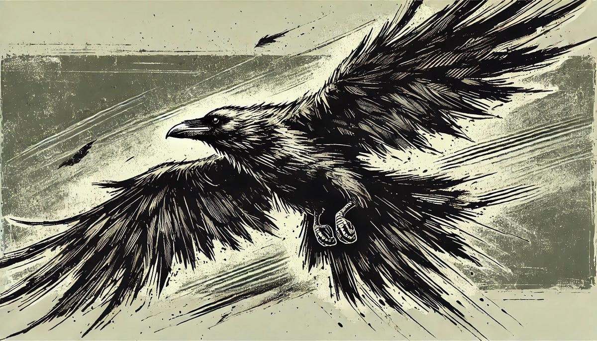 Today I spoke to a Raven! 🐦‍⬛. A brief story of how I feel in love ...