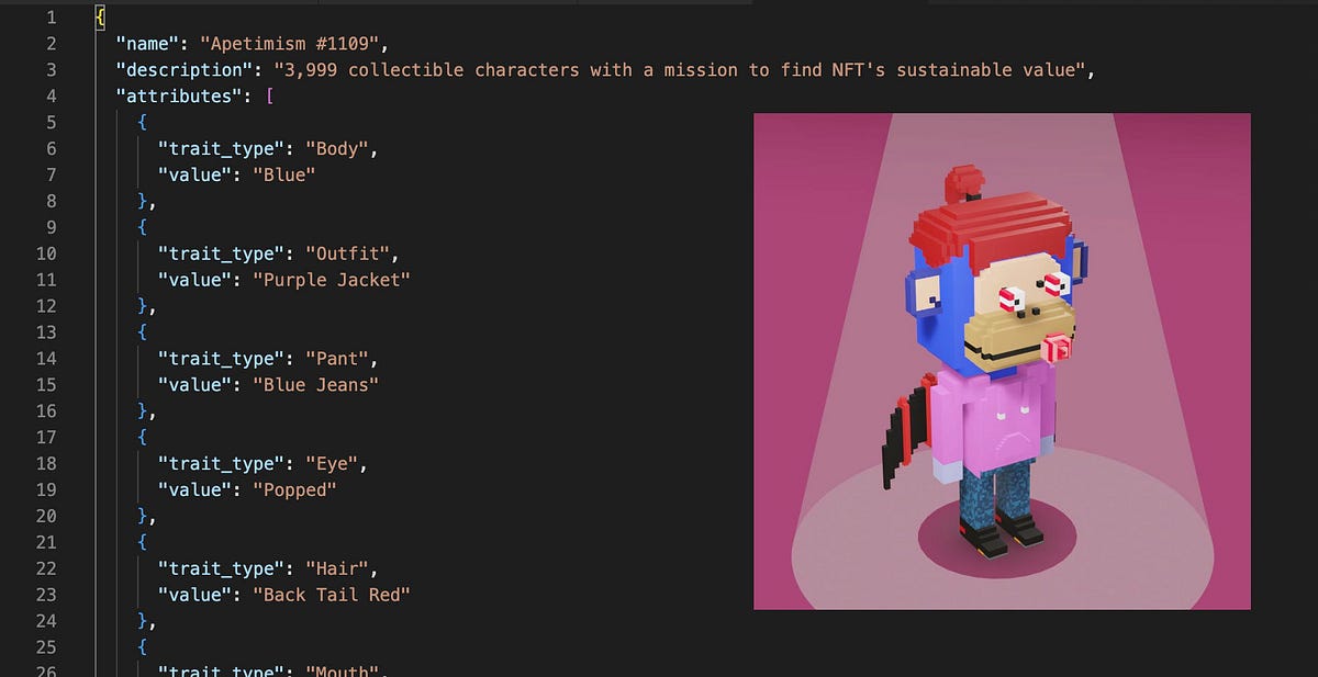 NFT101: The basic data structure for ERC-721 NFT | by Apetimism ...