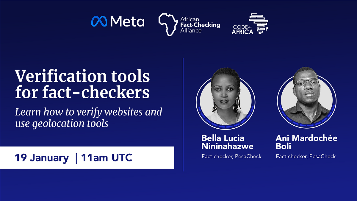 Verification tools for fact-checkers - African Fact Checking Alliance ...