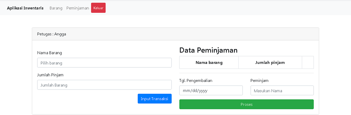 Membuat Aplikasi Peminjaman Barang Berbasis Web dengan PHP dan MySQL | by PlajariKode | Medium