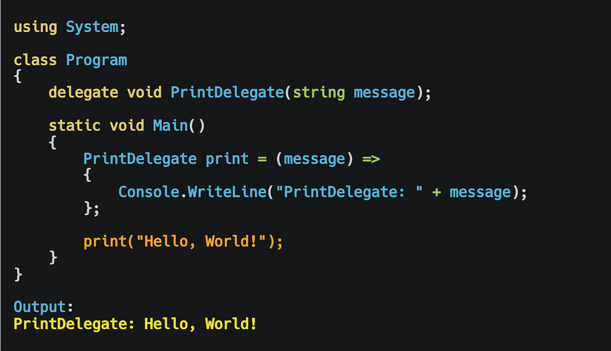 Exploring Actions Functions Delegates And Custom Predicates In C By Karwan Essmat Medium 5036