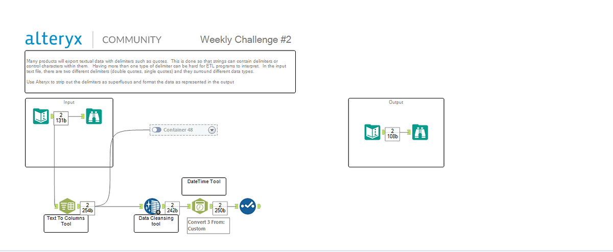 Mastering Alteryx Weekly Challenges: Challenge #2: Preparing Delimited Data | by Akhil Reddy ...